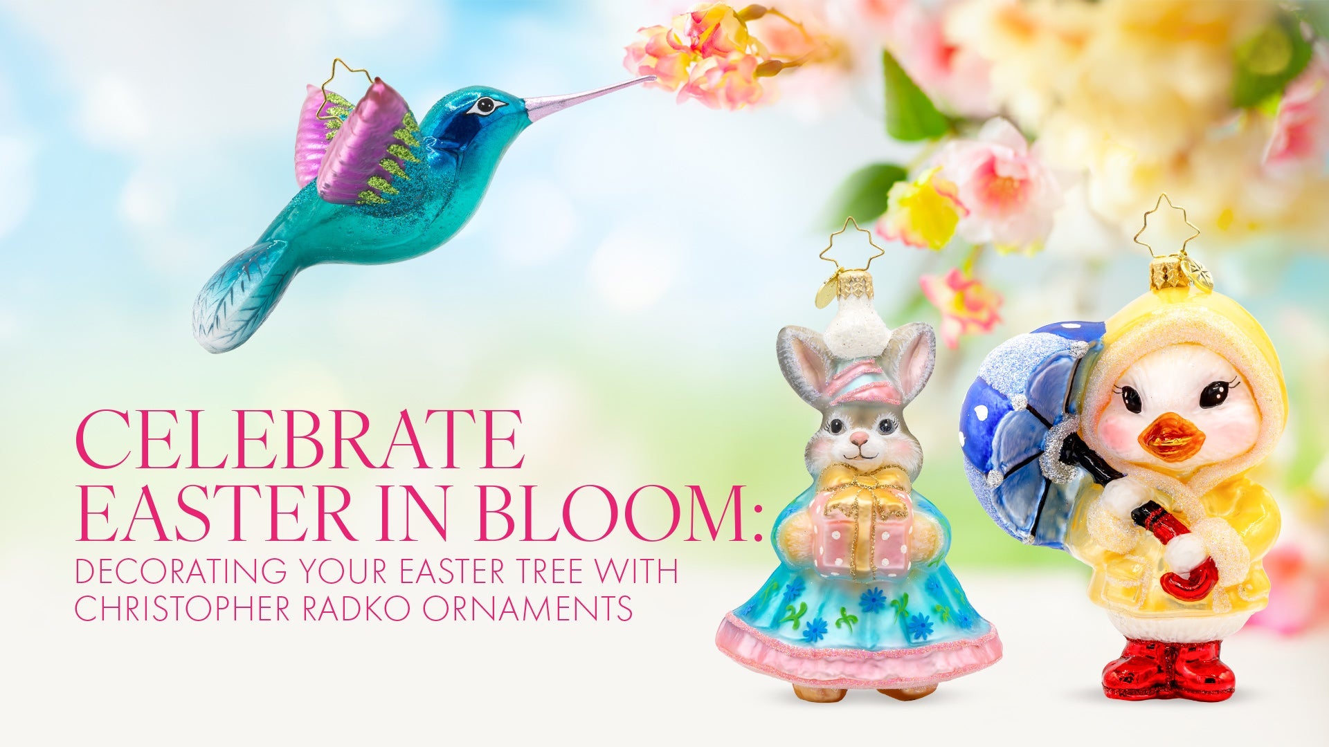 Celebrate Easter in Bloom: Decorating Your Easter Tree with Christophe ...