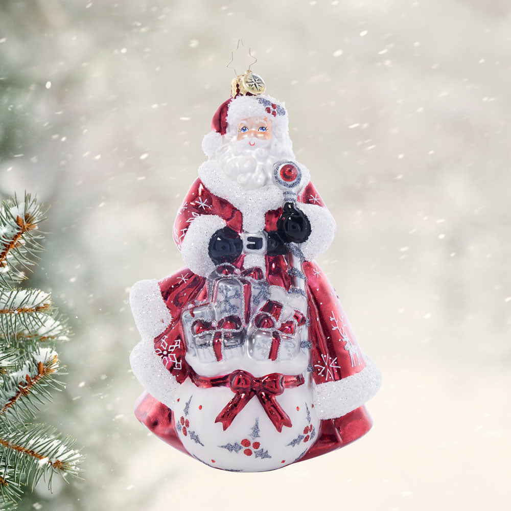 Frosty Fawn Santa – Christopher Radko