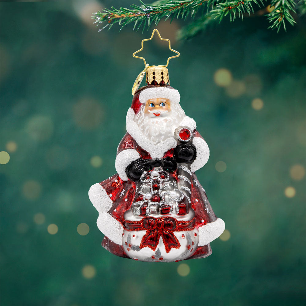 Frosty Fawn Santa Gem – Christopher Radko