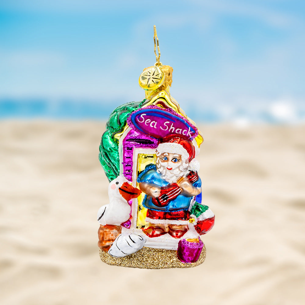Santas Seaside Shack Gem – Christopher Radko