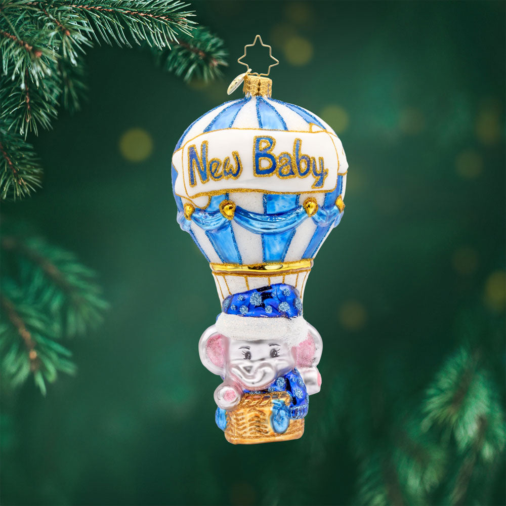Baby Blue Balloon Adventure – Christopher Radko