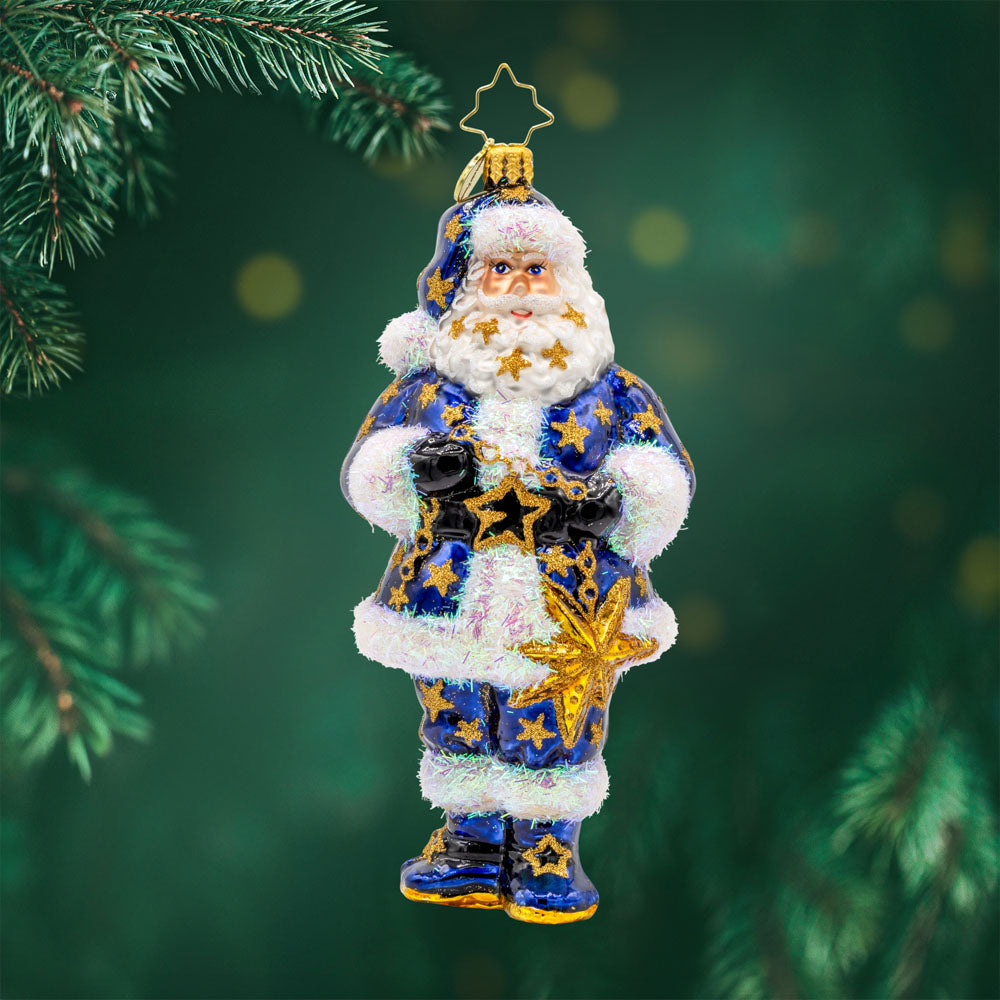 Starry Suit St. Nick – Christopher Radko