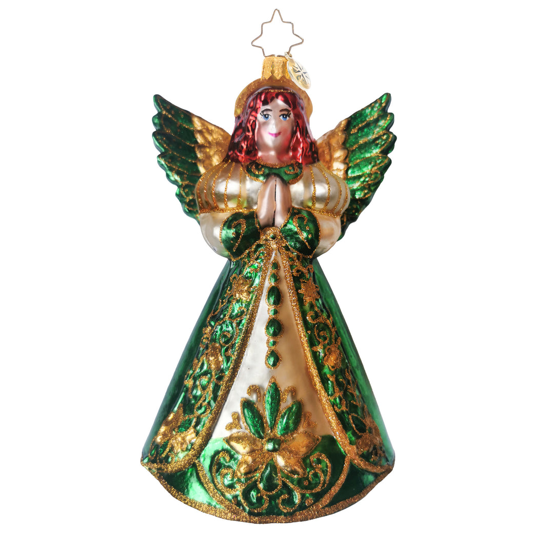 Emerald Radiance Angel - Preorder (2026 Delivery) – Christopher Radko