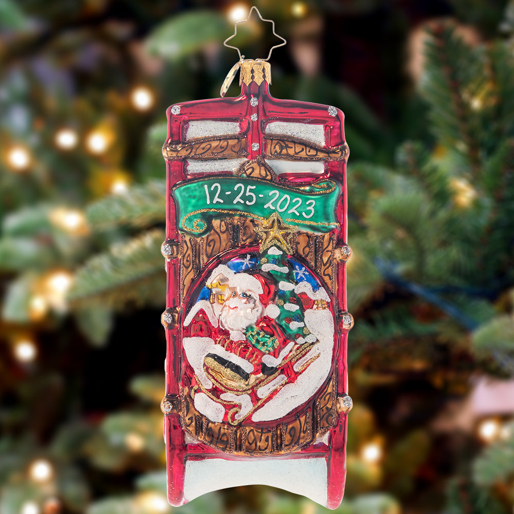 Speedy Santa Sledder! Personalized – Christopher Radko