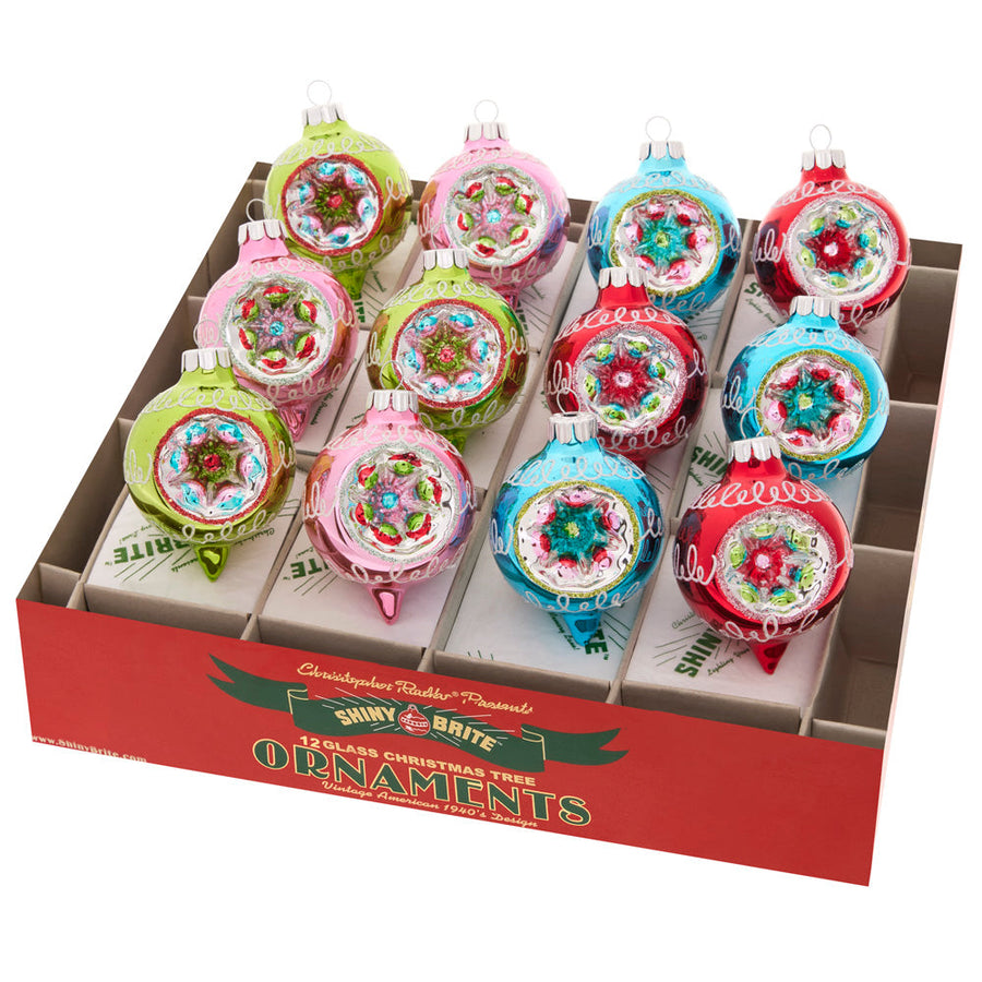 Festive Fete 12 Count 1.75" Decorated Reflector Rounds – Christopher Radko